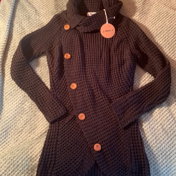 MACARON | Dresses | Nwt Macaron Knit Sweater Dress | Poshmark